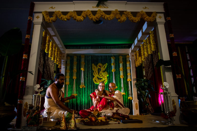 Sri Venkateswara Temple Wedding | Allison & Bala
