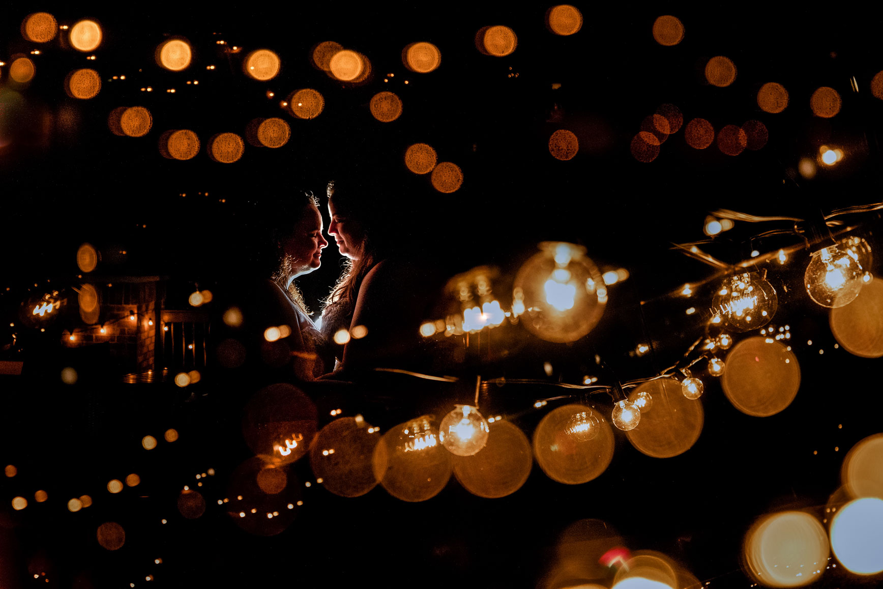 Creative night wedding photos - Minneapolis Wedding Photographers