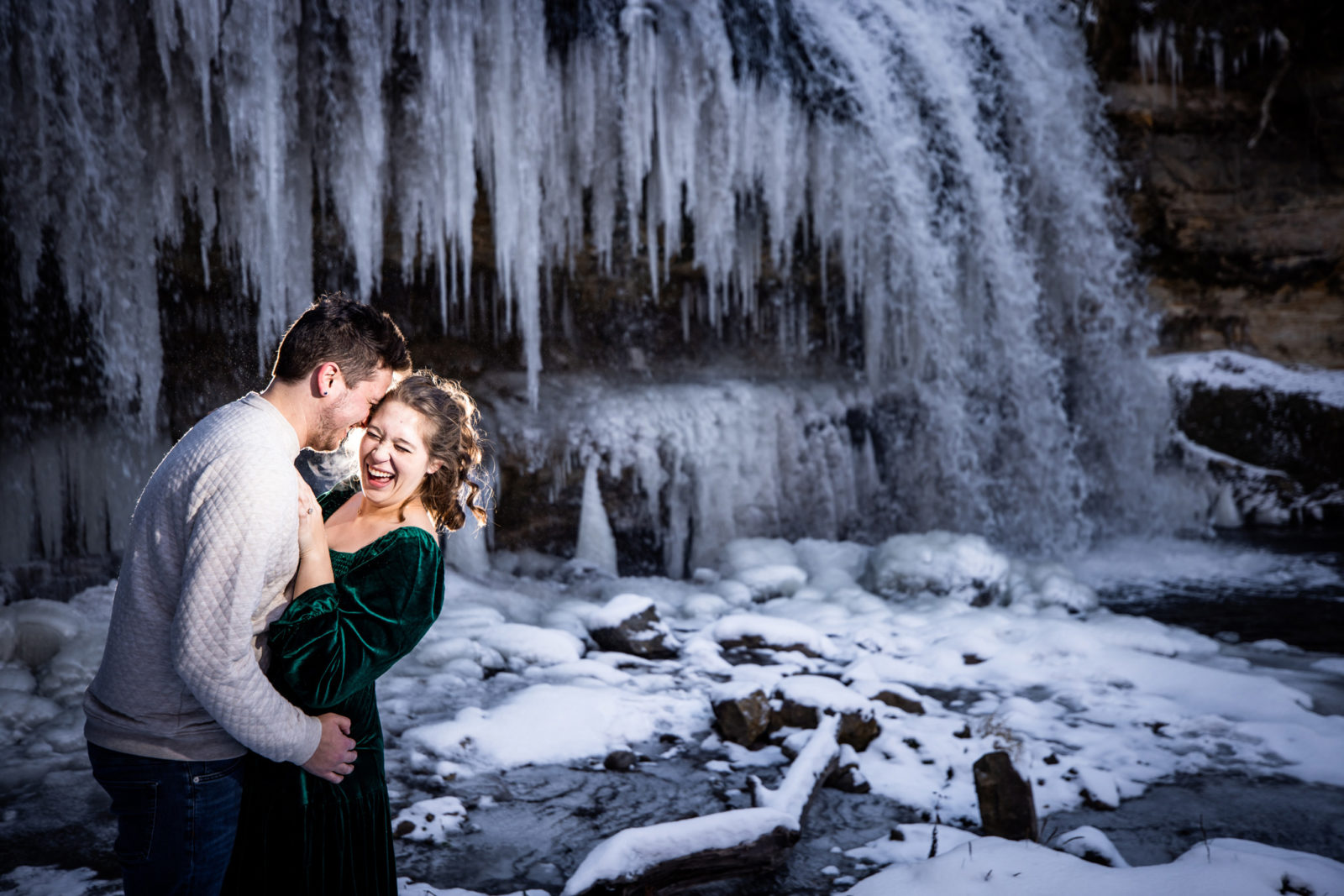 MN winter engagement - Minneapolis Wedding Photographers