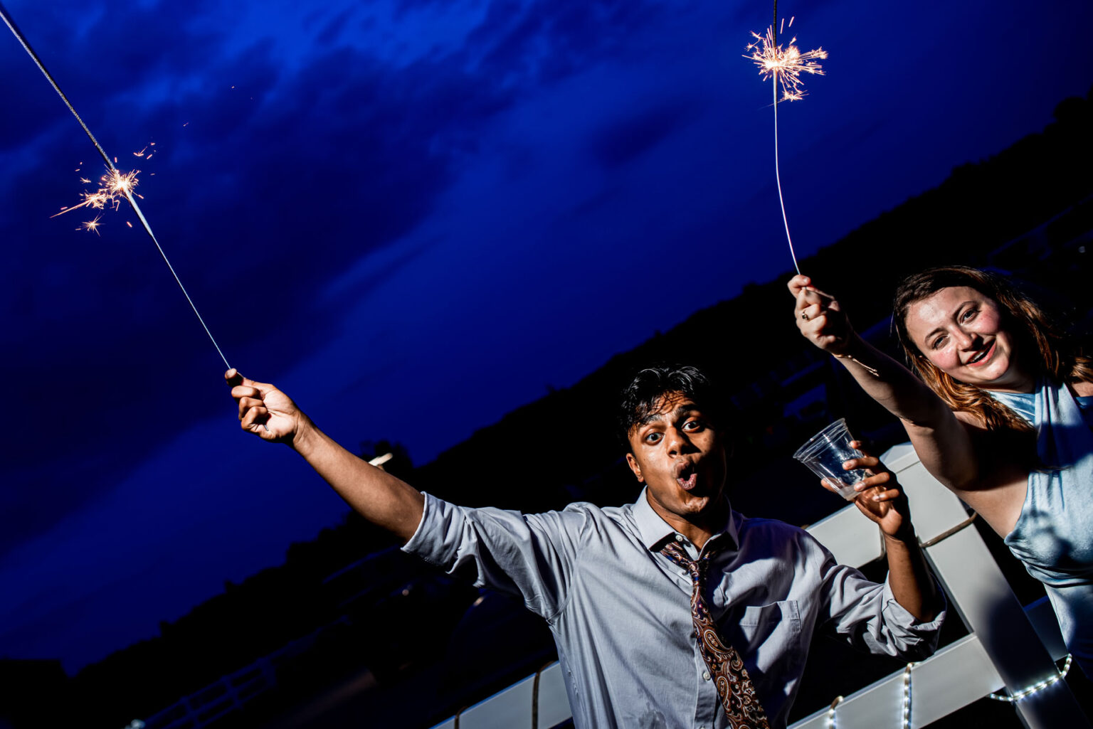 Wedding Sparkler Exits - Minneapolis Wedding Photographers