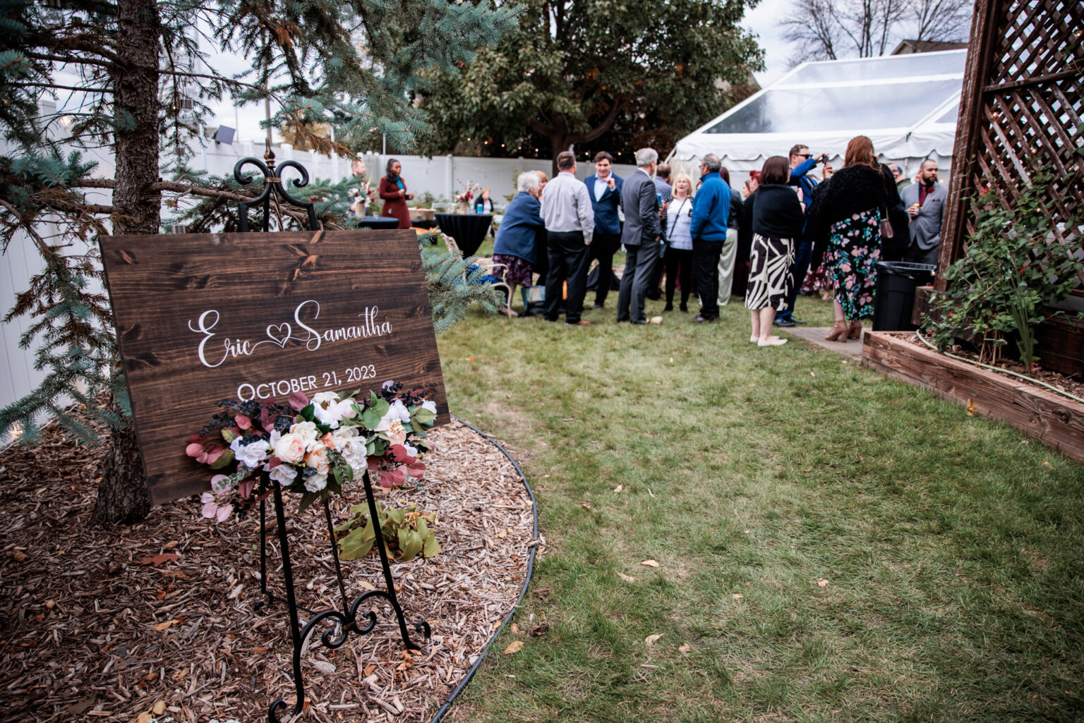 Wedding ceremony at home - Duluth/Minneapolis Wedding Photographer